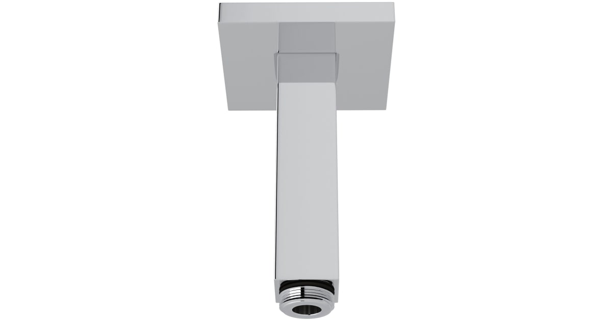 Rohl 1510/3APC Shower 3-3/8" Ceiling Mounted Shower Arm and Flange ...