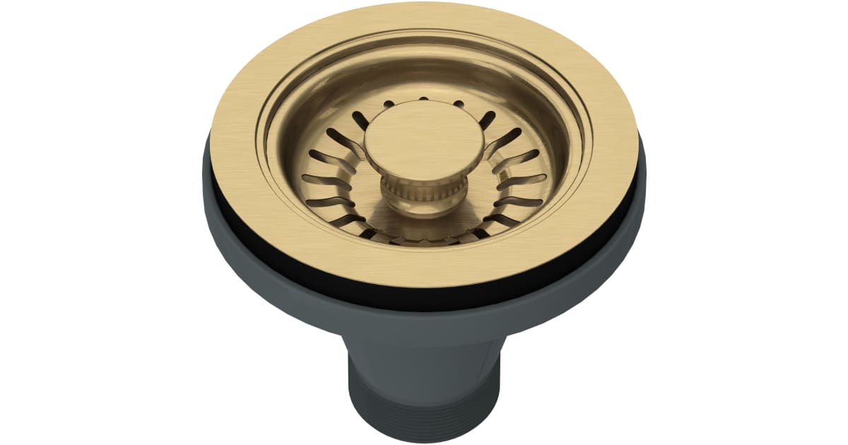 Rohl 738AG 3-1/2" Basket Strainer - Less Remote Pop-Up | Ferguson Home