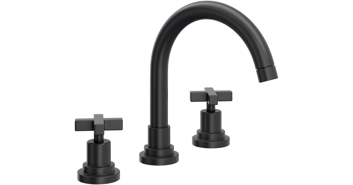 Rohl A2228XMMB-2 Lombardia 1.2 GPM Widespread Bathroom Faucet with Pop ...