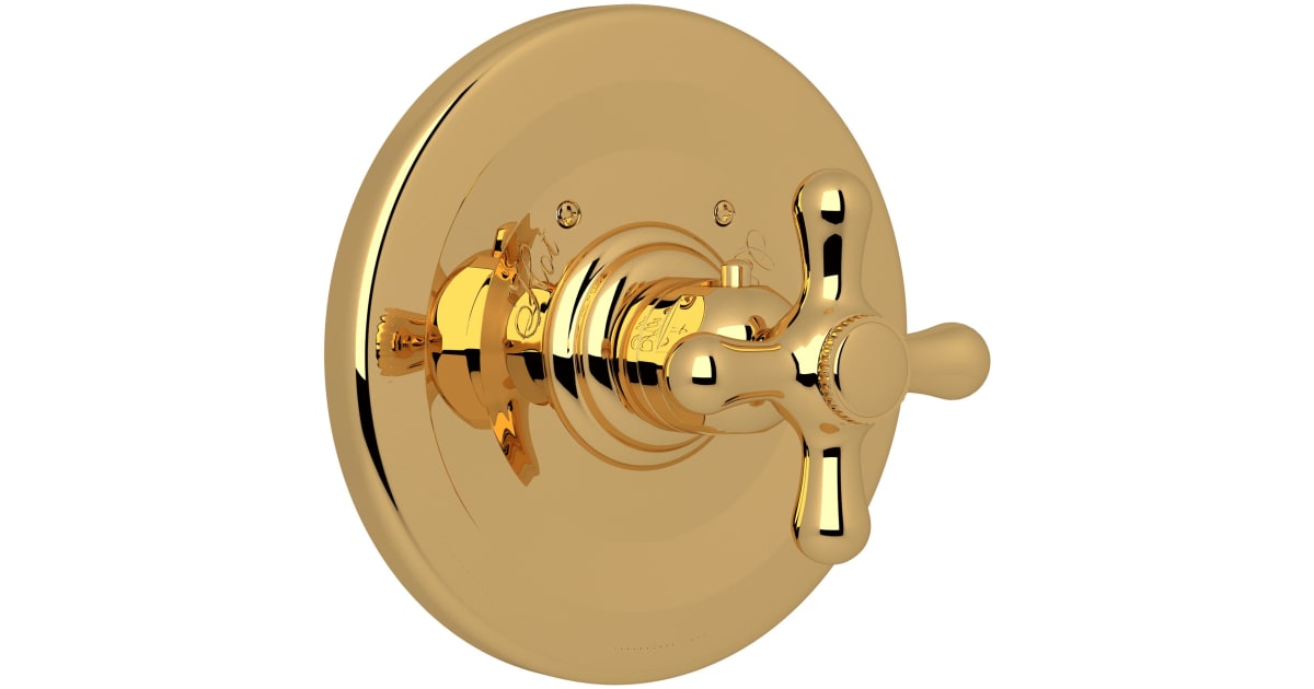 Rohl A2914XMIB Verona Thermostatic Valve Trim Only with Single Cross ...