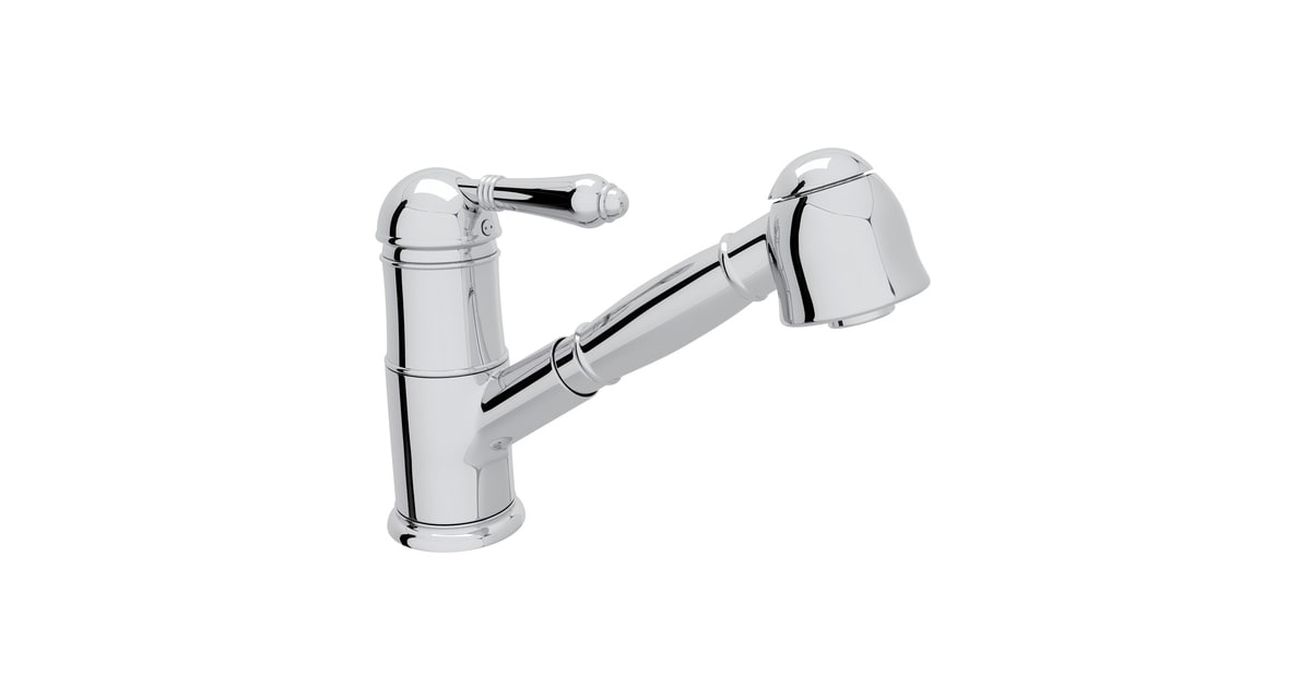 Rohl A3410LMAPC-2 Italian Kitchen Patrizia 1.8 GPM Deck Mounted Single ...