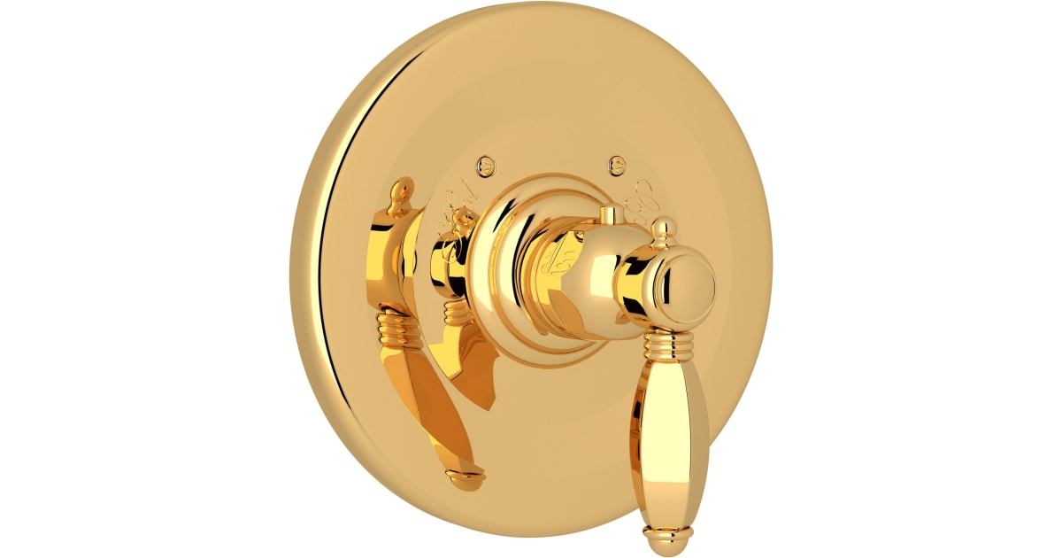 Rohl A4914LHIB Palladian Thermostatic Valve Trim Only with Single Lever ...