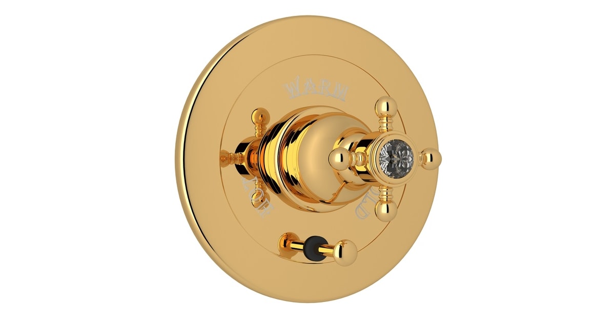 Rohl A7400XCIB Country Bath Shower Valve Trim (Trim Only) with Diverter ...