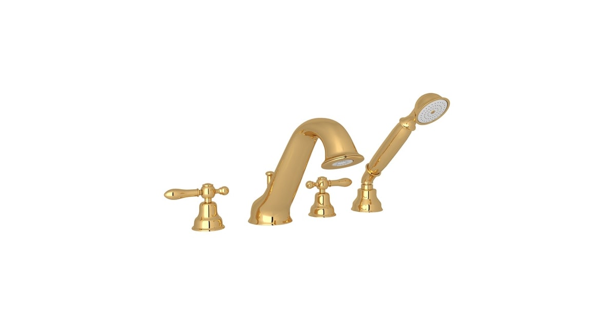 Rohl AC26LM-IB Cisal Roman Tub Faucet with Single Function 1.75 GPM ...