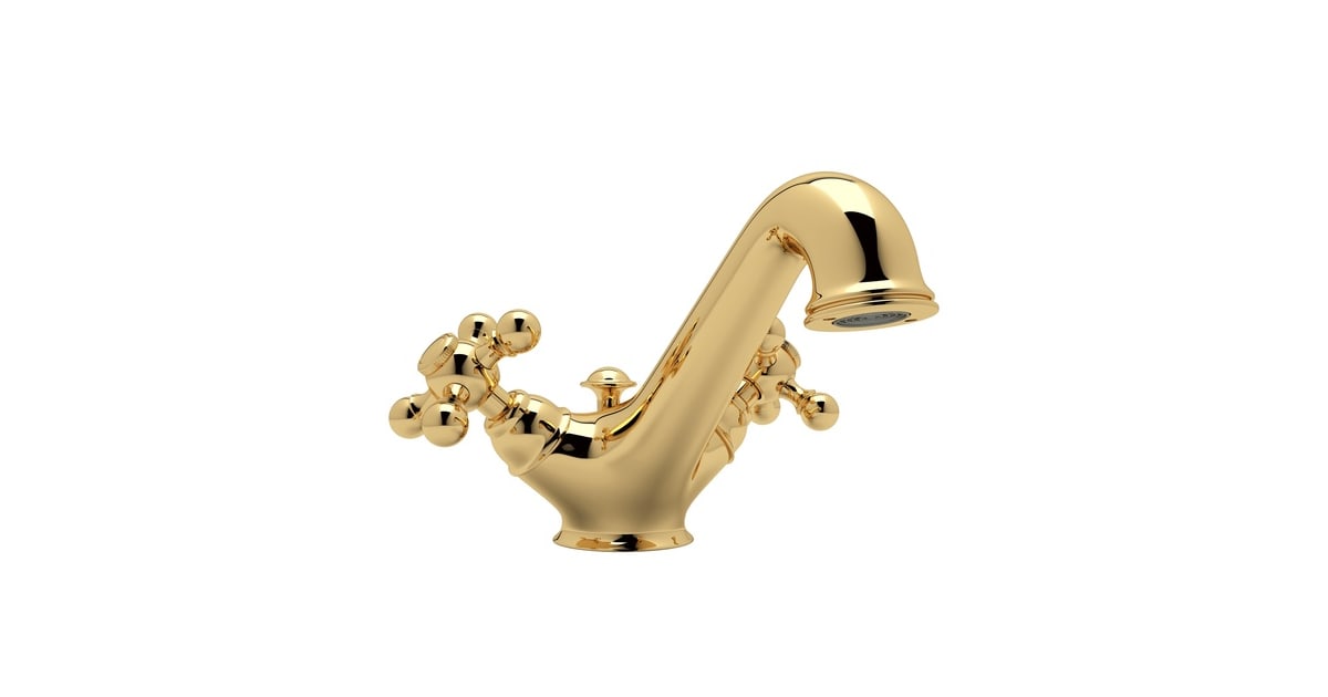 Rohl AC51X-IB-2 Cisal Single Hole Bathroom Faucet with Pop-Up Drain and ...