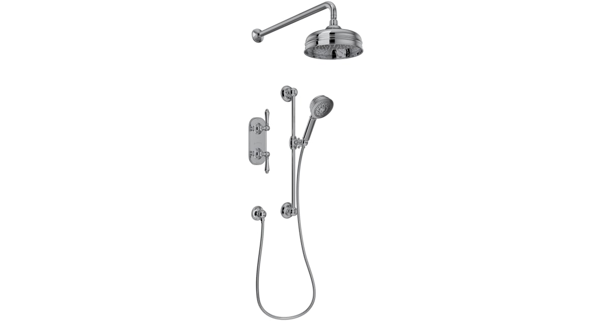 Rohl Acqui Basic Thermo 1 Acqui Thermostatic Shower System with Shower ...