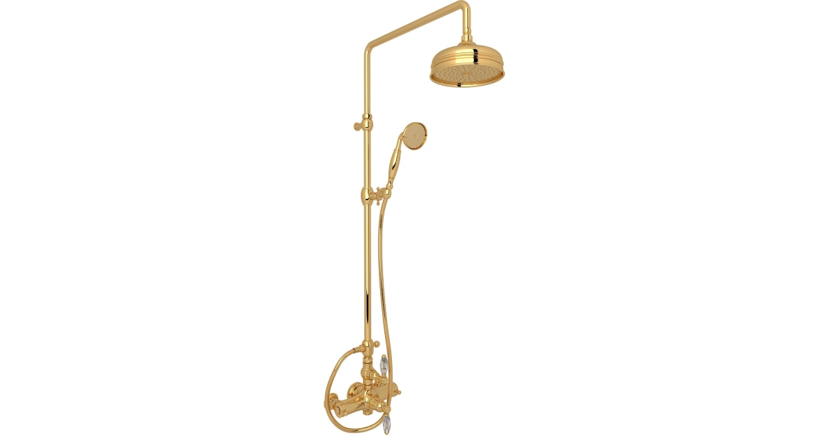 Rohl AKIT49171ELCIB Country Bath Shower System with Exposed Valve ...