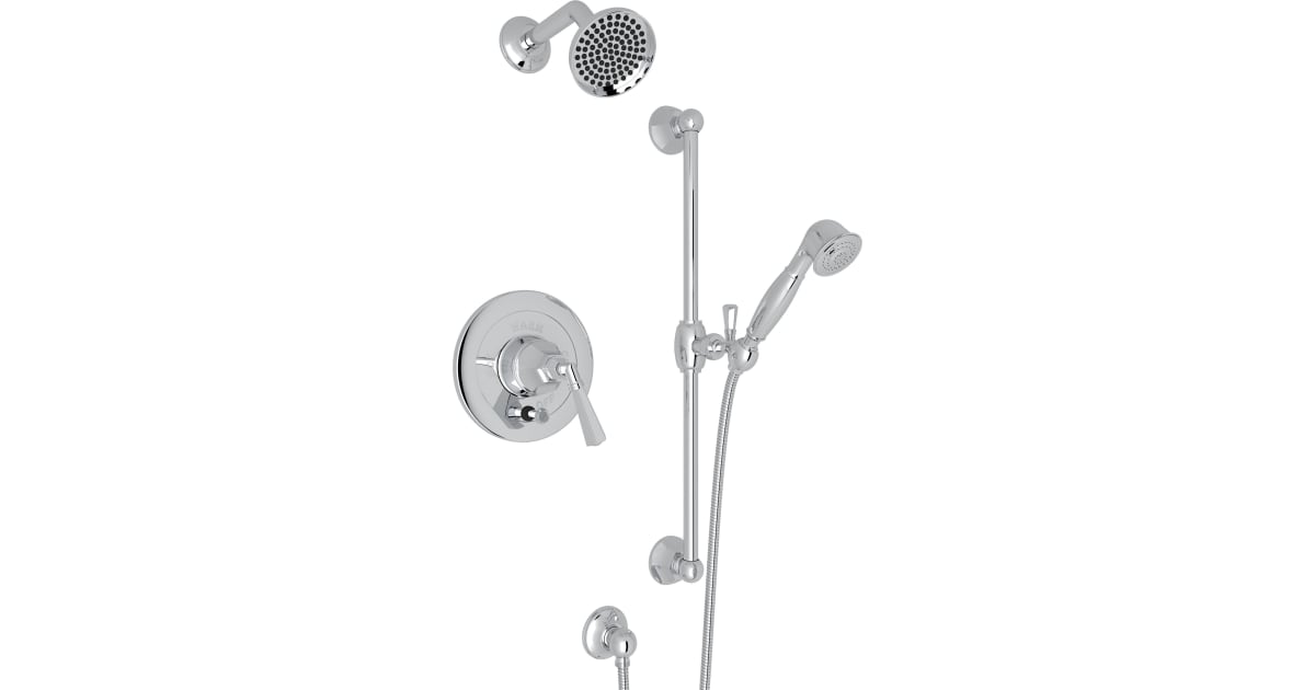 Rohl AKIT94LM-APC Palladian Tub and Shower Trim Package with Single ...