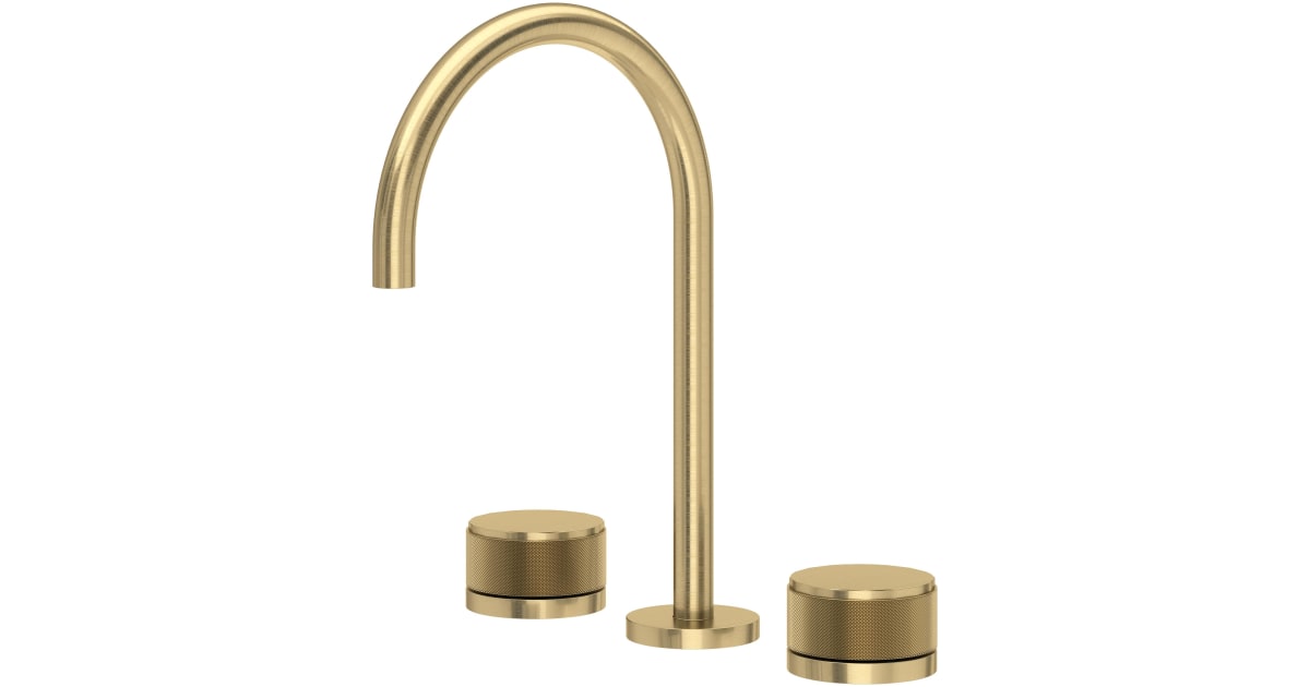Rohl AM08D3IWAG Amahle 1.2 GPM Widespread Bathroom Faucet with Wheel ...