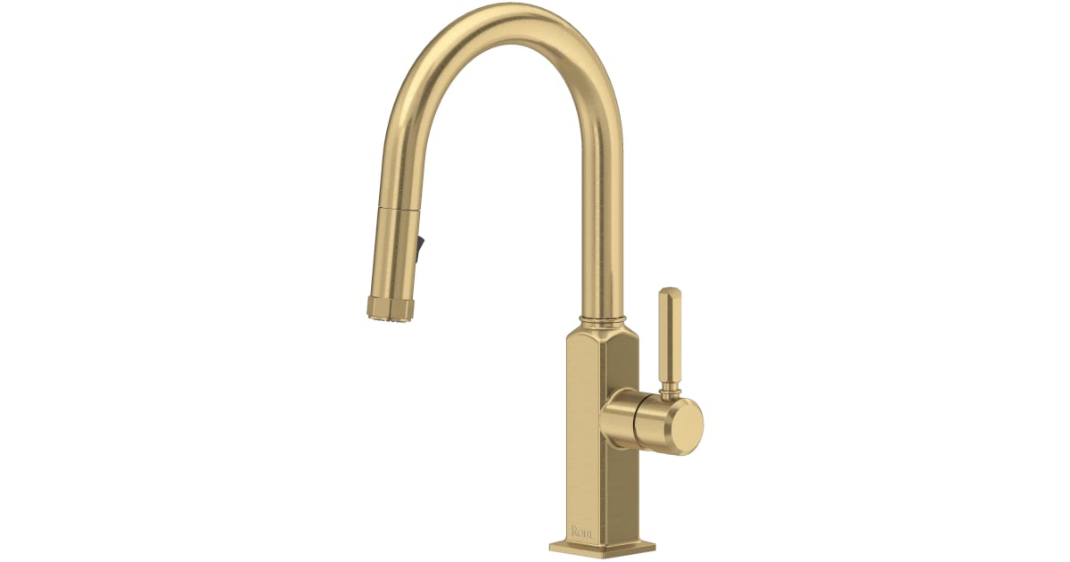 Rohl AP65D1LMAG Apothecary 1.8 GPM Single Hole Pull Down Kitchen Faucet ...
