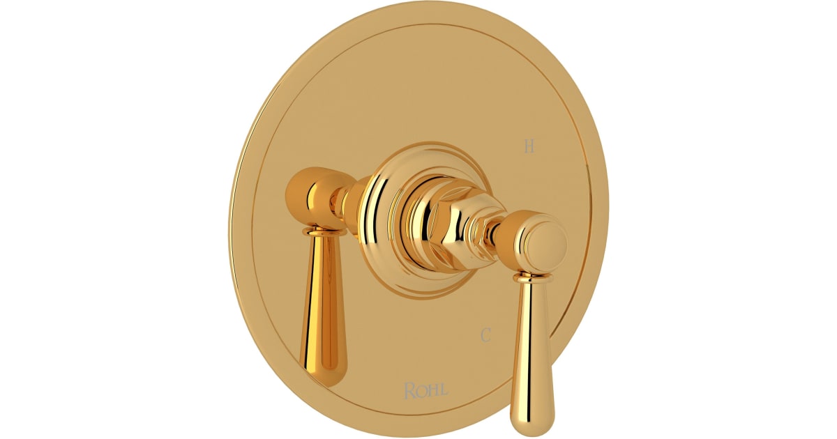 Rohl ARB1410LMIB Verona Pressure Balanced Valve Trim Only with Single ...