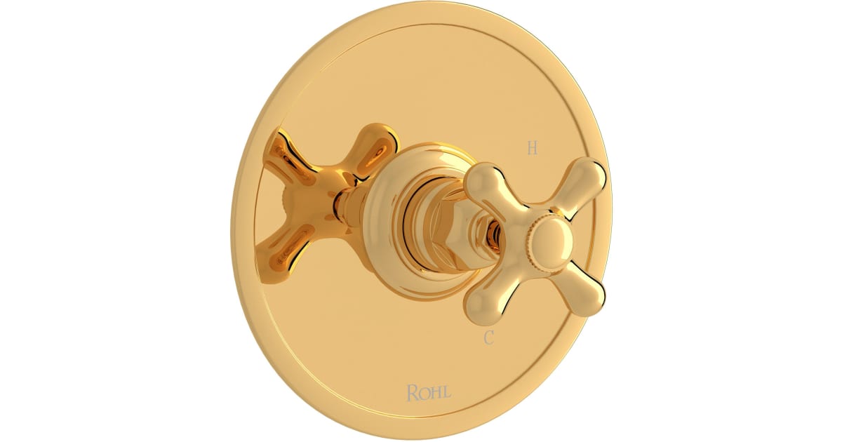 Rohl ARB1410XMIB Verona Pressure Balanced Valve Trim Only with Single ...