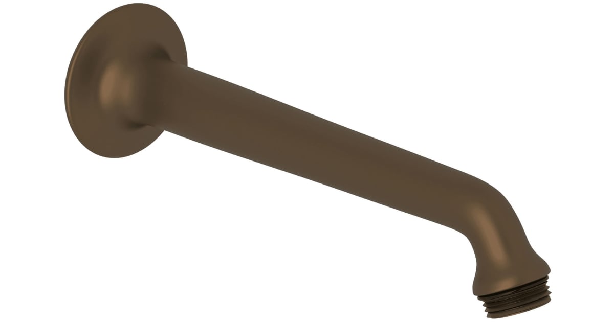 Rohl C5056.2EB Spa Shower 7-1/8" Wall Mounted Shower Arm and Flange ...