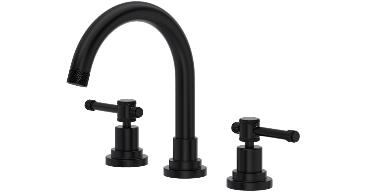 Rohl CP08D3ILMB Campo 1.2 GPM Widespread Bathroom Faucet with Lever ...