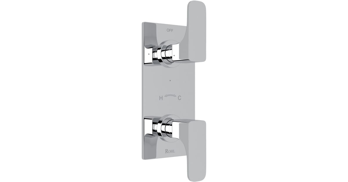 Rohl CU390L-APC/TO Quartile 5 Function Thermostatic Valve Trim Only ...