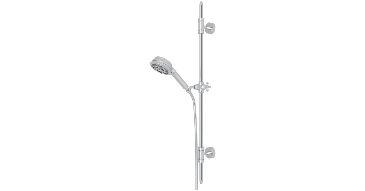 Rohl D19000/3APC Baltera, Spa Shower 1.8 GPM Multi Function Hand Shower ...