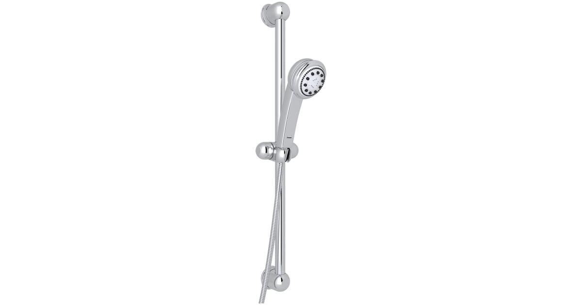 Rohl D800/1NAPC Bossini 1.8 GPM Multi Function Hand Shower Package ...