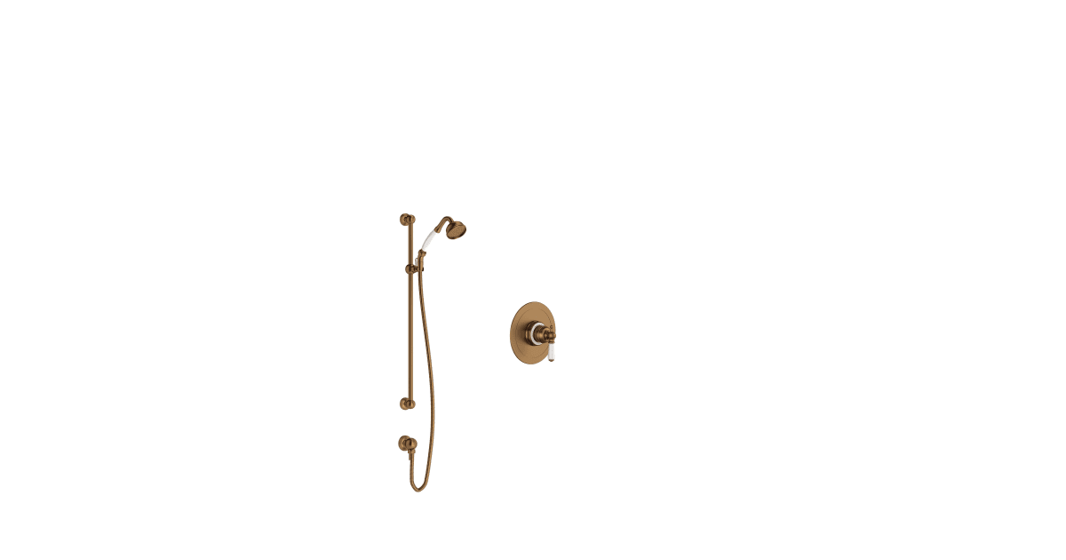 Rohl EDWARDIAN-U.TEW51W1L-EB-KIT Edwardian Pressure Balanced Shower ...