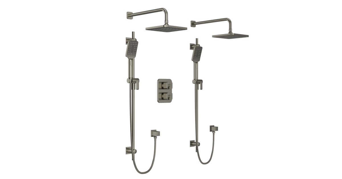 Rohl EQUINOX-TEQ46BN-KIT Equinox Thermostatic Shower System with Shower ...