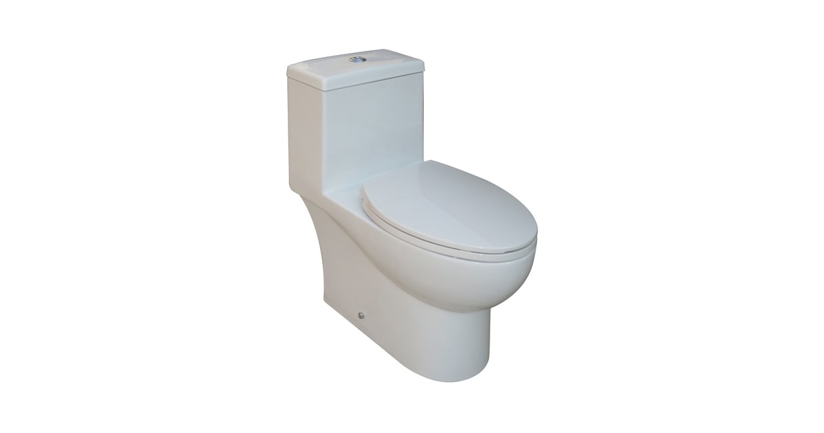 Rohl FE2260WH 1.28 GPF One-Piece Elongated Toilet | Build.com