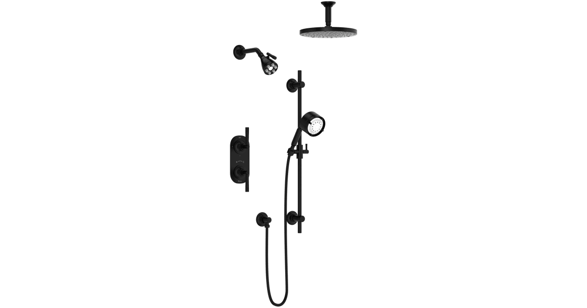 Rohl Graceline Ceiling Thermo 4 Graceline Thermostatic Shower System ...