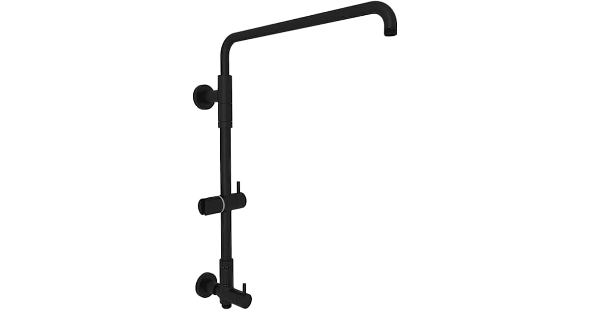 Rohl L0095MB Bossini Retrofit Shower with Slide Bar and Shower Arm ...