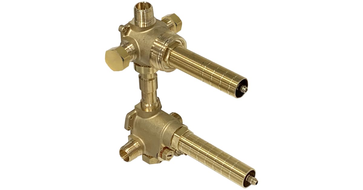 Rohl R1051BV 1/2" Thermostatic Rough-In Valve With Single Function ...