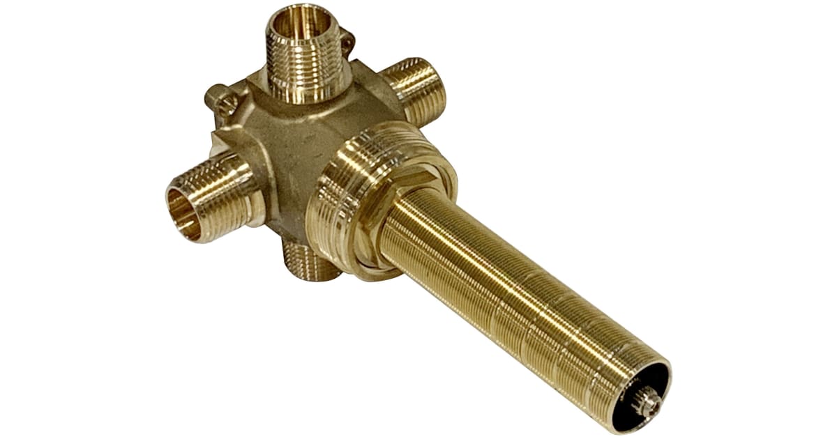 Rohl R1062BO 4-Port, 3-Way Dedicated Diverter Rough-In Valve | Ferguson ...