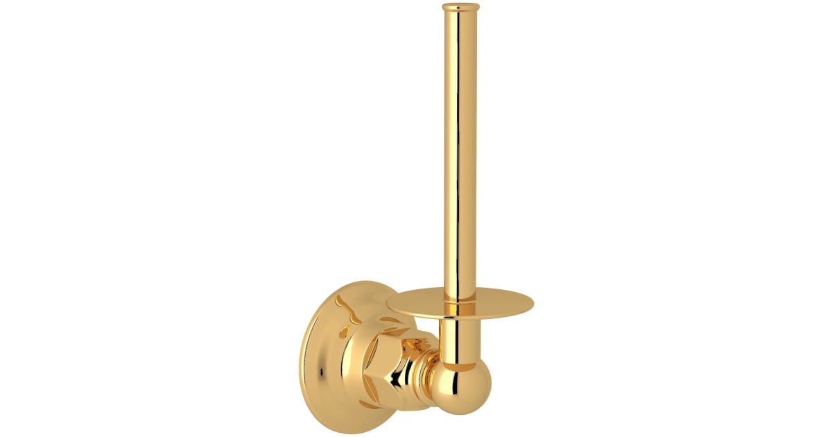 Rohl ROT19IB Acqui Wall Mounted Euro Toilet Paper Holder | Ferguson Home