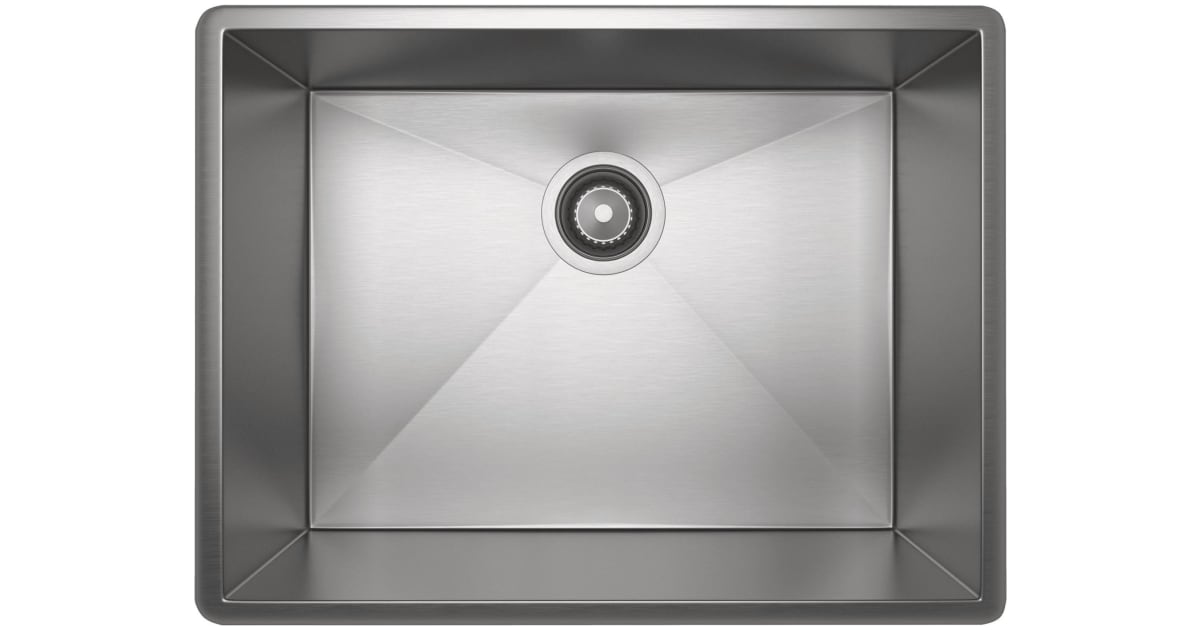 Rohl RSS2115SB Forze 22-1/2" Undermount Single Basin Stainless Steel ...
