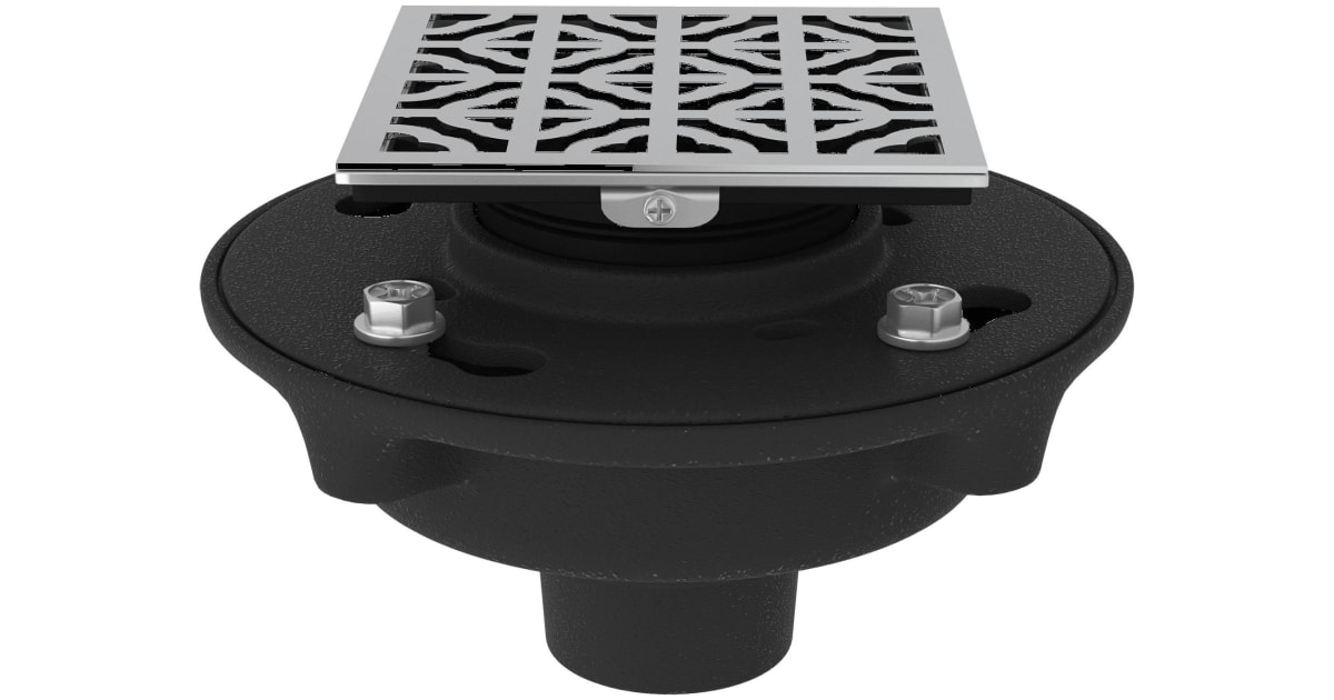 Rohl SDCI2-3146APC 2" Cast Iron Decorative Spa Shower Drain Body Kit ...