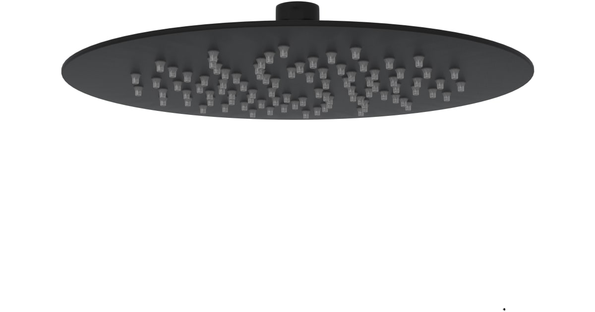 Rohl SLM02MB Spa Shower 1.8 GPM Single Function Rain Shower Head ...