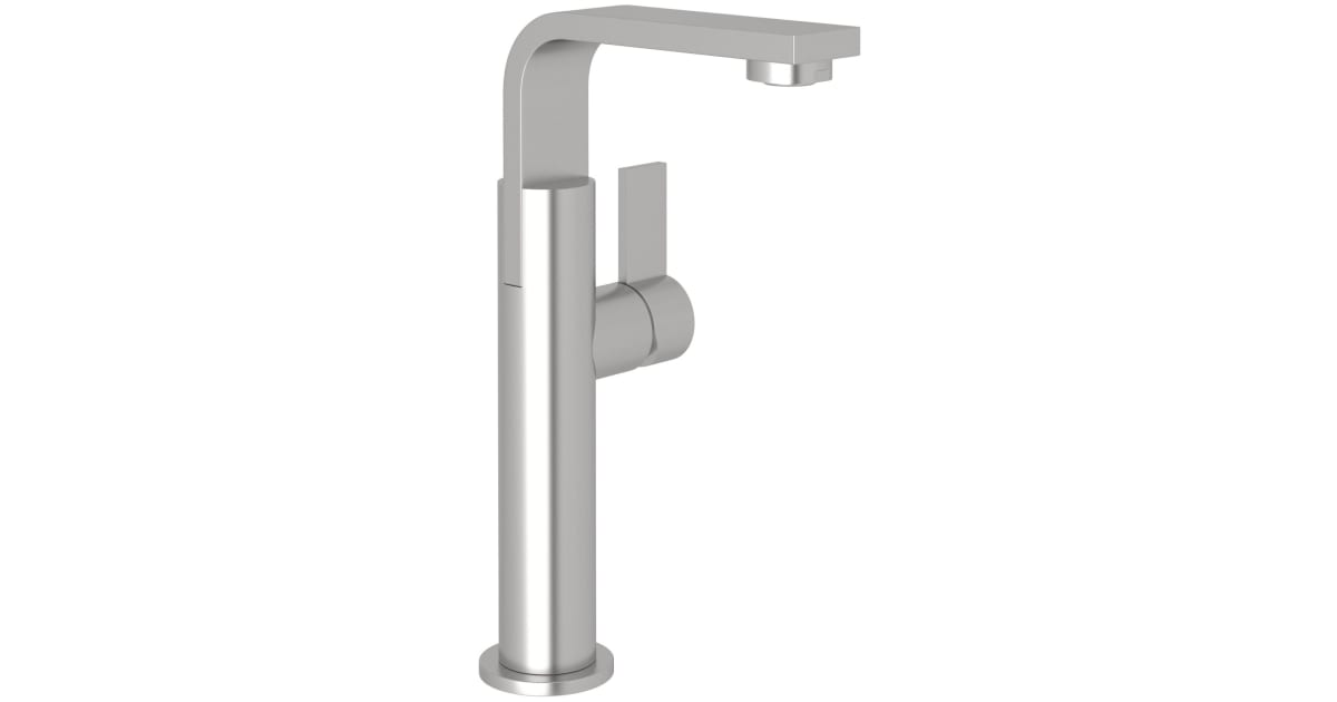 Rohl SOR-16-SB Soriano 1.2 GPM Vessel Single Hole Bathroom Faucet ...