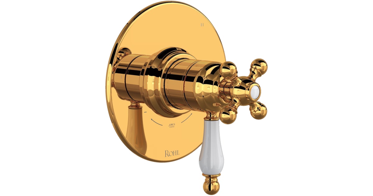 Rohl TAC47W1OPIB Arcana Three Independent Function Thermostatic Valve ...