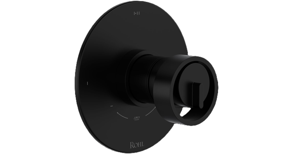 Rohl TEC23W1IWMB Eclissi Two Independent and One Shared Function Thermostatic Valve Trim Only ...