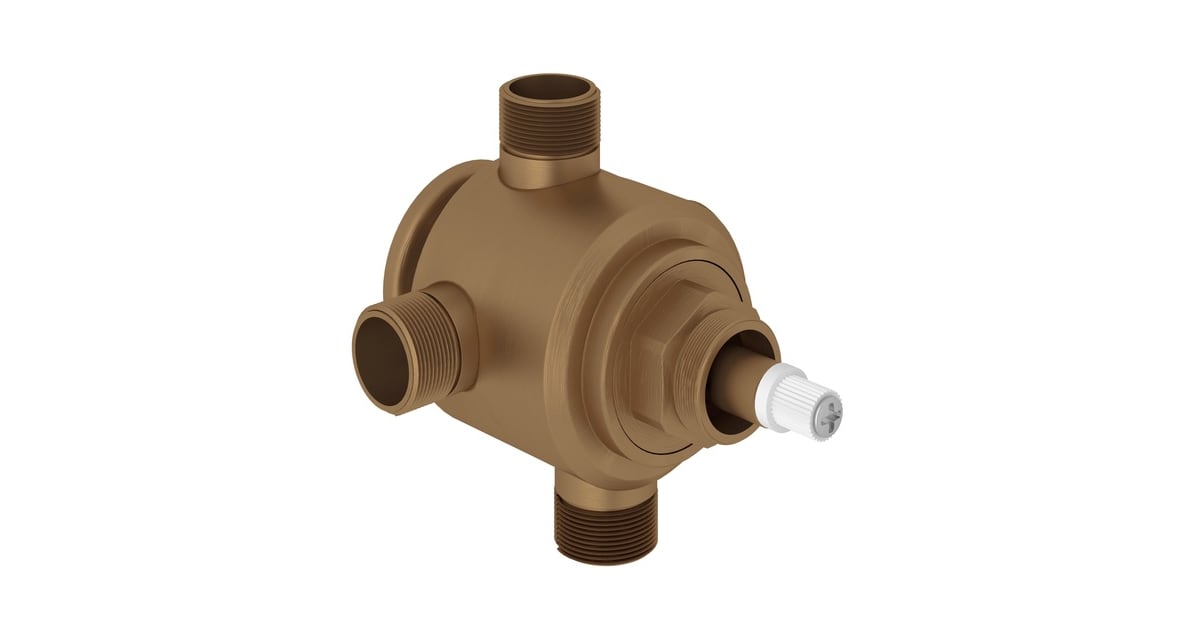 Rohl U.5542NVO 1/2" NPT 3-Function Diverter Valve | Ferguson Home