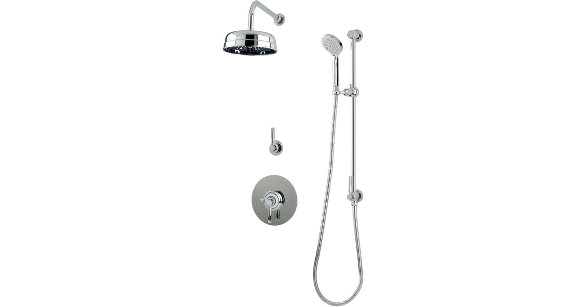 Rohl U.KIT84LS-APC Perrin and Rowe Shower System with Shower Head, Hand ...