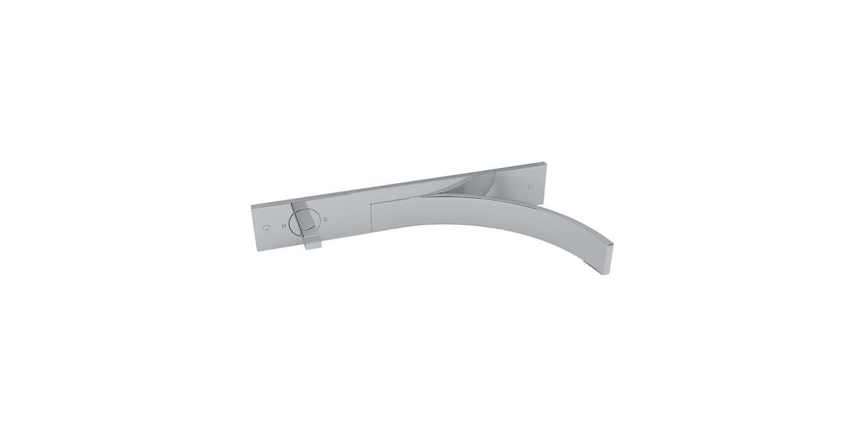 Rohl WA251L-APC Wave 1.2 GPM Wall Mounted Bathroom Faucet | Ferguson Home