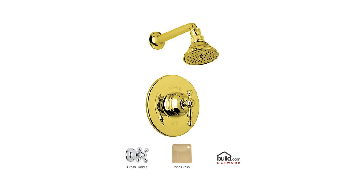 Rohl ACKIT30X-IB Cisal Shower System with Pressure Balanced Valve Trim ...