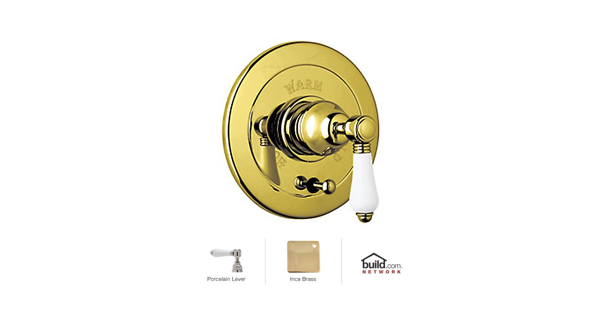Rohl ACKIT35X-IB Cisal Shower System with Thermostatic Valve Trim ...