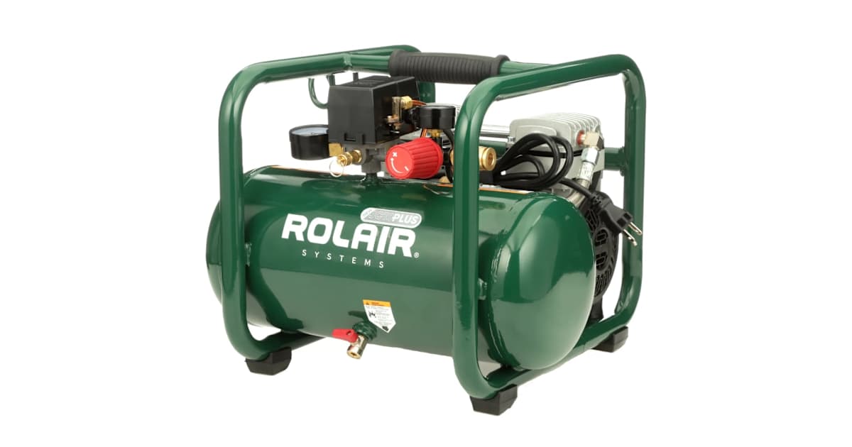 Rolair Systems JC10PLUS 1 HP 2.5 Gal 125 Max PSI Single-Stage Portable ...
