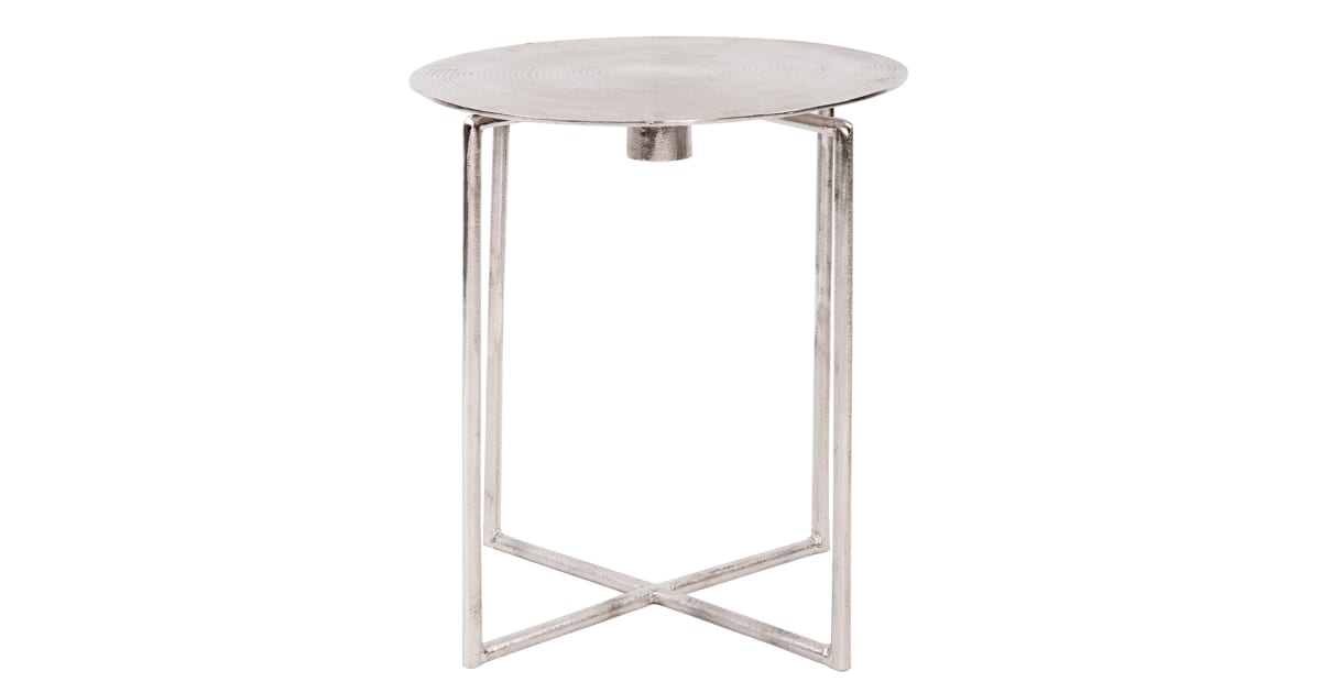 Roseto HEIF29373RWSL Keisha 19" Aluminum and Metal Accent Table | Build.com