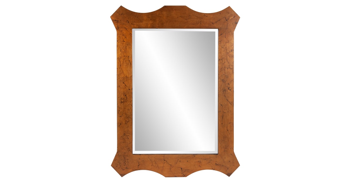 Roseto HEMIR81186AG 30" X 40" Framed Wall Accent Mirror | Ferguson Home