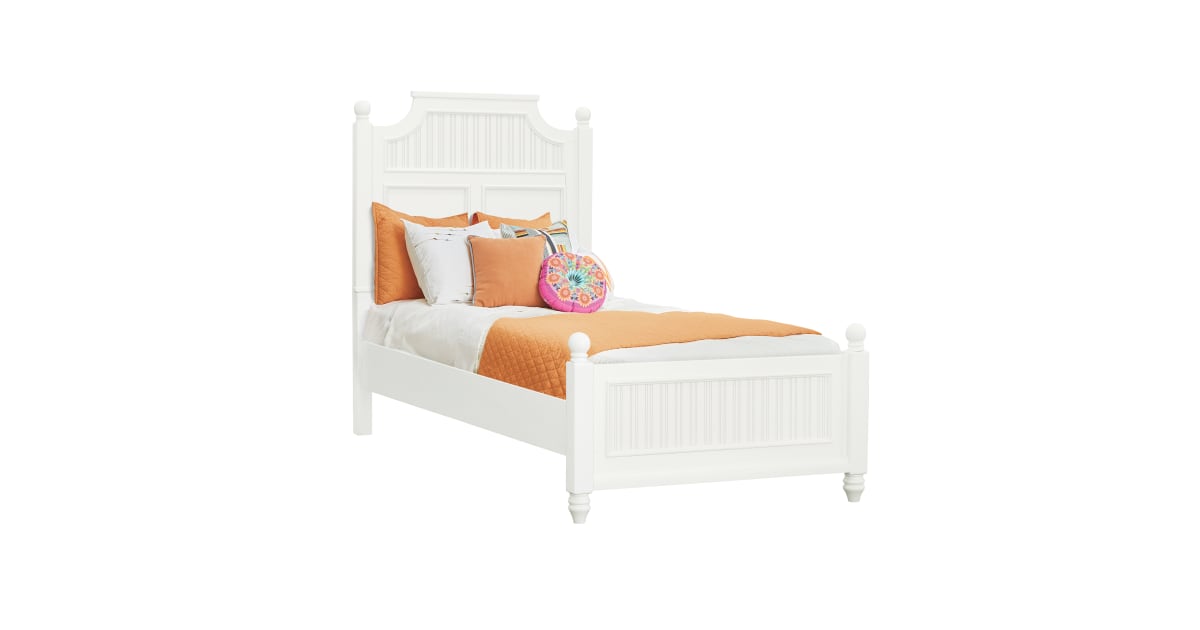 Roseto HMIF67294WH Savannah Twin Poplar Bed Frame | Build.com