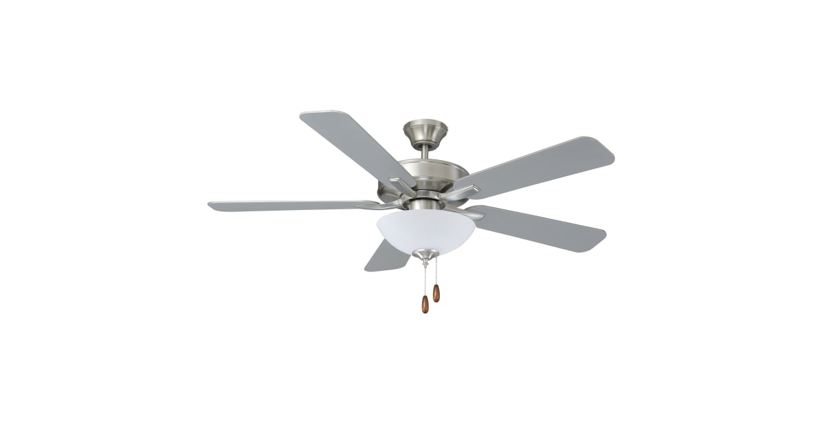 RP Lighting and Fans 1057-1BN-BN-L Star Light 52" 5 Blade Indoor ...