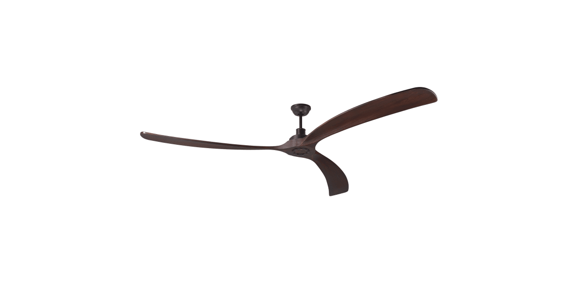 RP Lighting and Fans 1088OB-WT Rio Grande 88" 3 Blade Indoor DC Ceiling ...