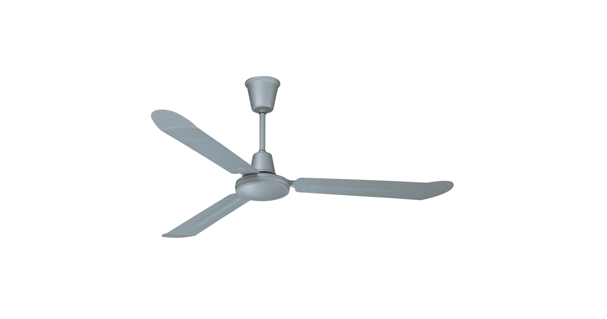 RP Lighting and Fans 1091BA-BA Industrial 56" 3 Blade Indoor Ceiling ...