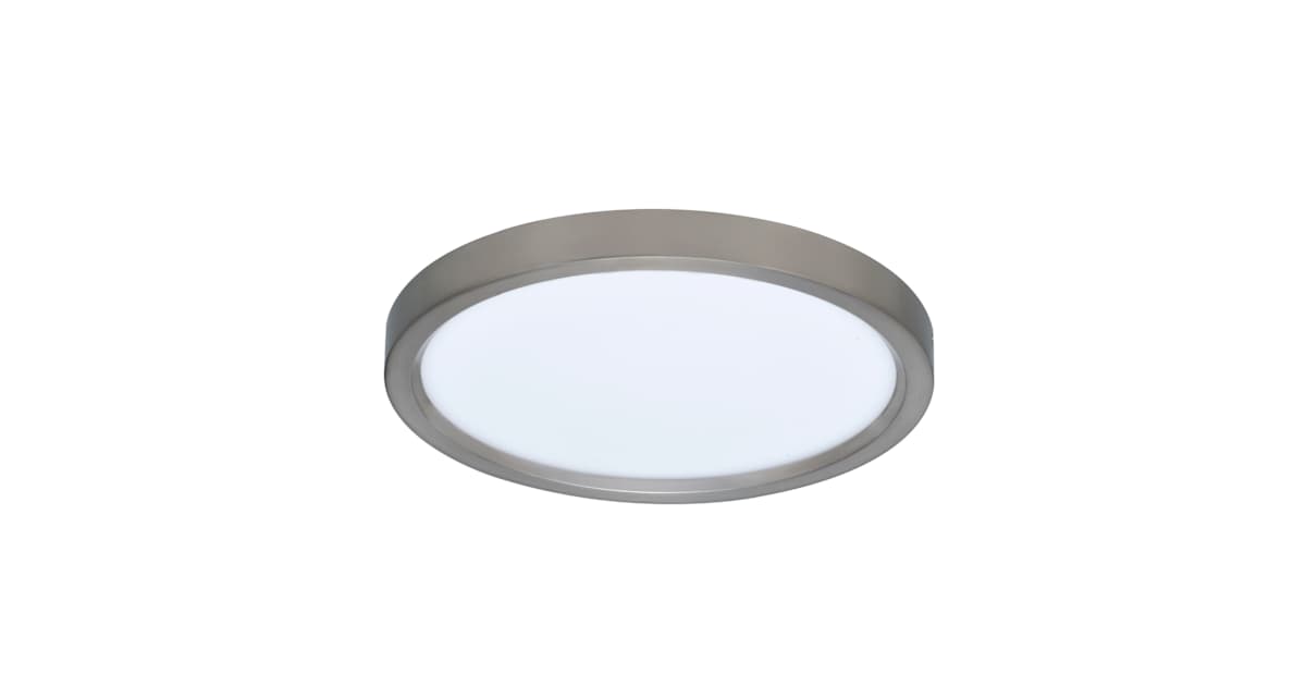 RP Lighting and Fans 4350-1BN-3K-15 Dobbins 15" Wide Flush Mount ...
