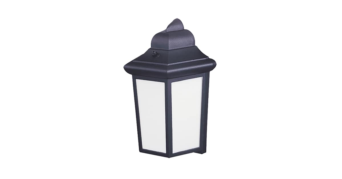 RP Lighting and Fans 4401LED-BK 13" Tall LED Outdoor Wall Sconce ...