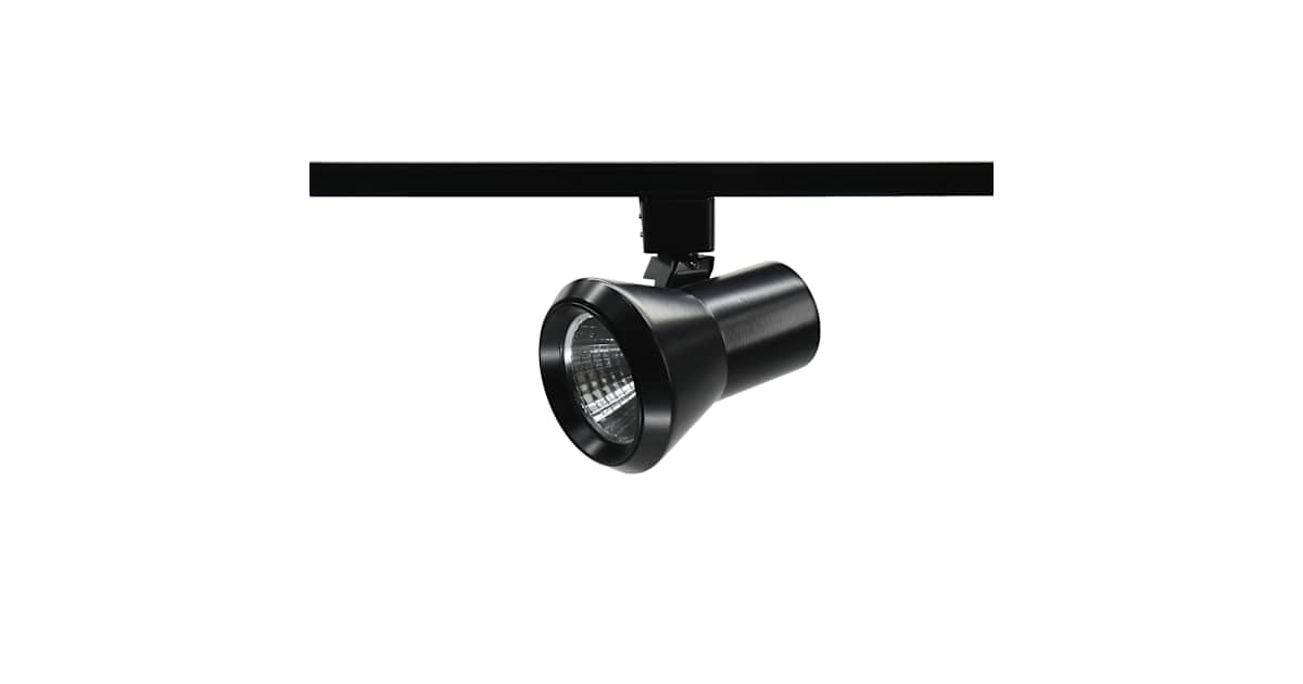 RP Lighting and Fans 7589BK LED Track 2" Tall 3000K LED Track Head ...
